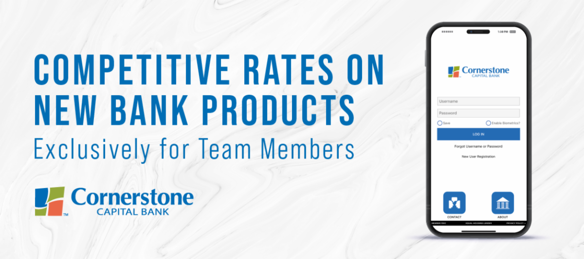 Digital Banking Benefits with Cornerstone Capital Bank!